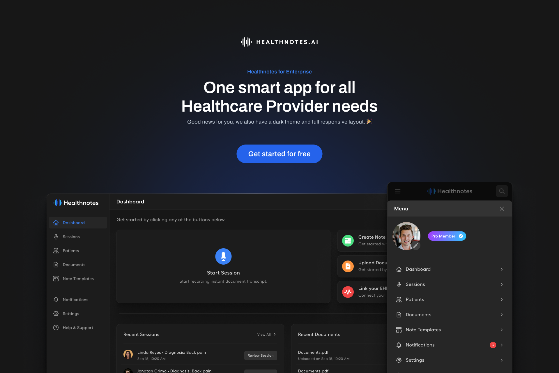 Enterprise - Healthnotes AI